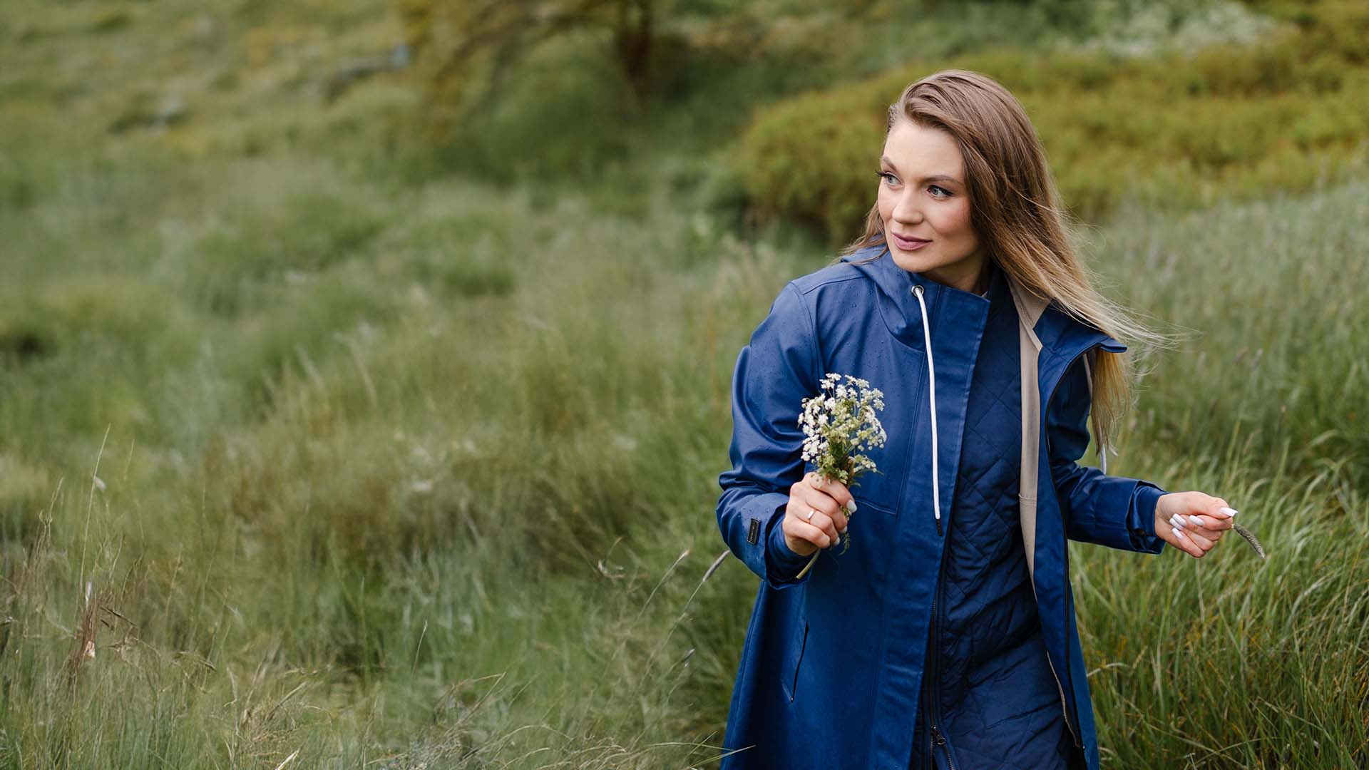 mernini - full length raincoat