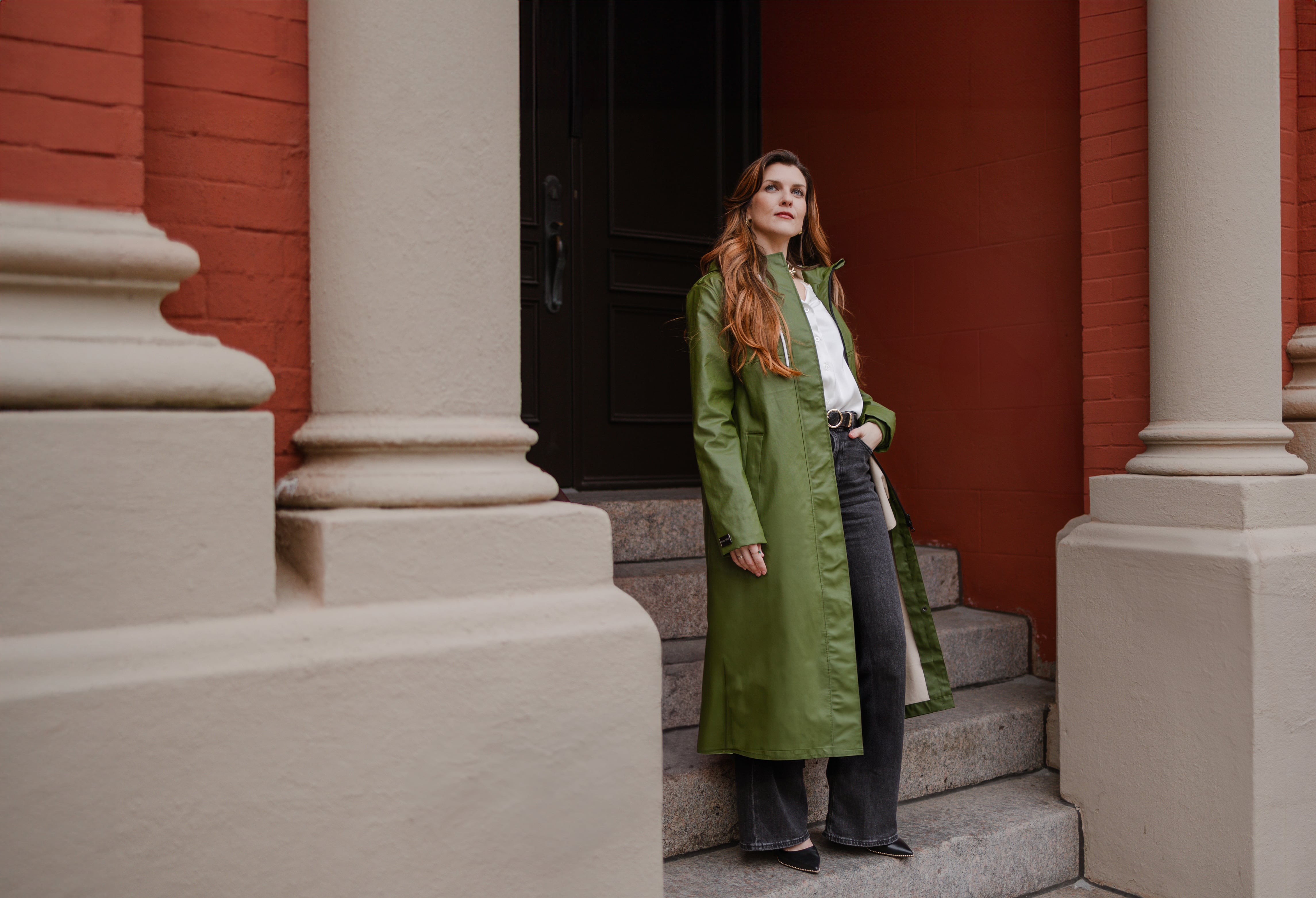 mernini - full length raincoat
