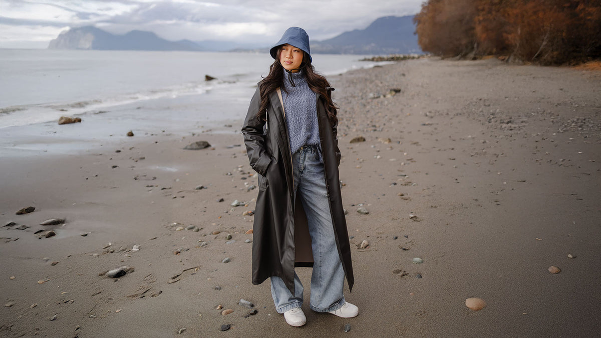 mernini - full length raincoat