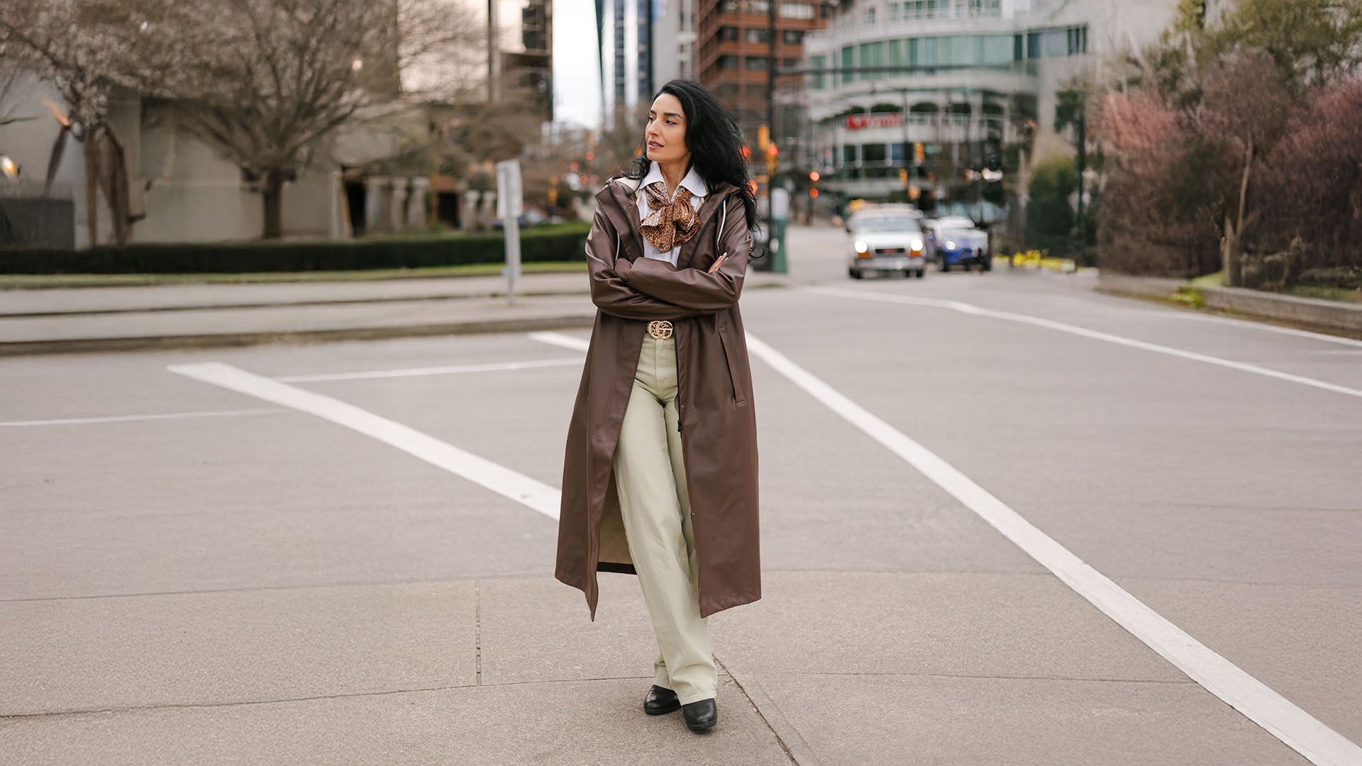 mernini - full length raincoat
