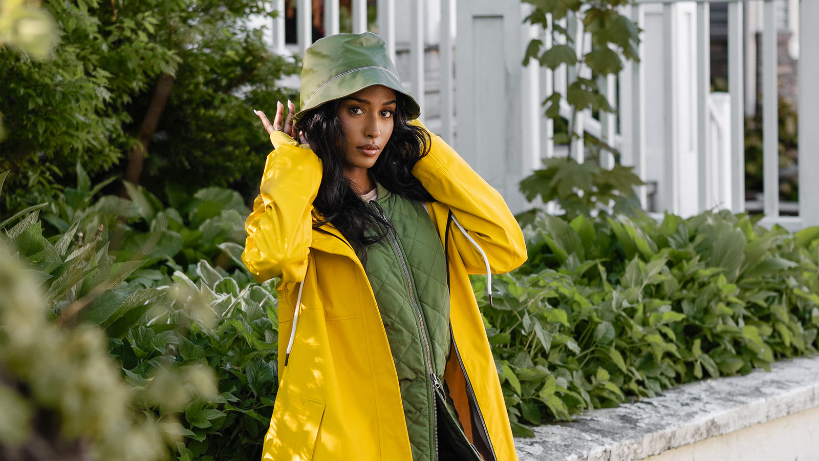 mernini - full length raincoat